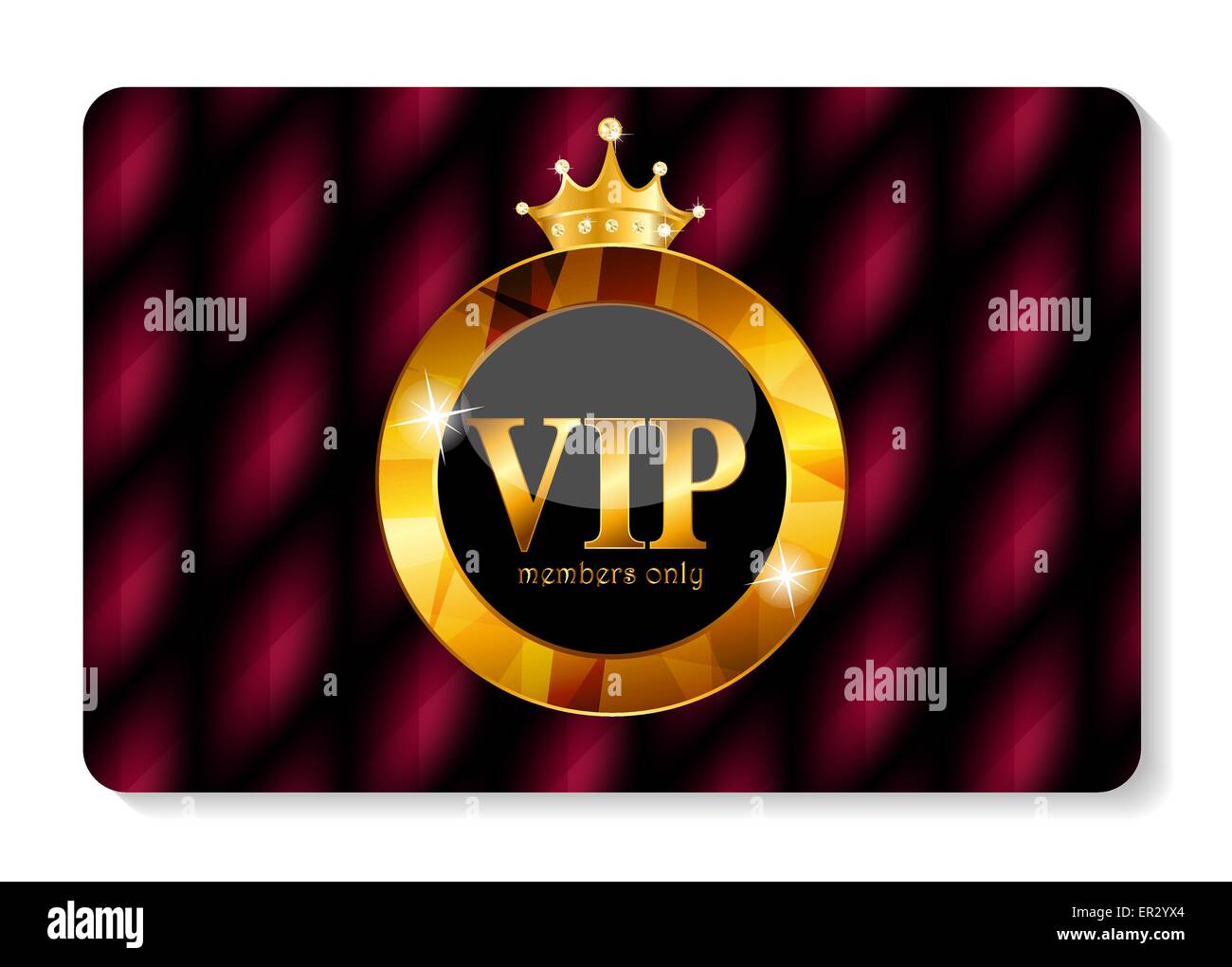 VIP Members Card Vector Illustration Stock Vector Image & Art - Alamy