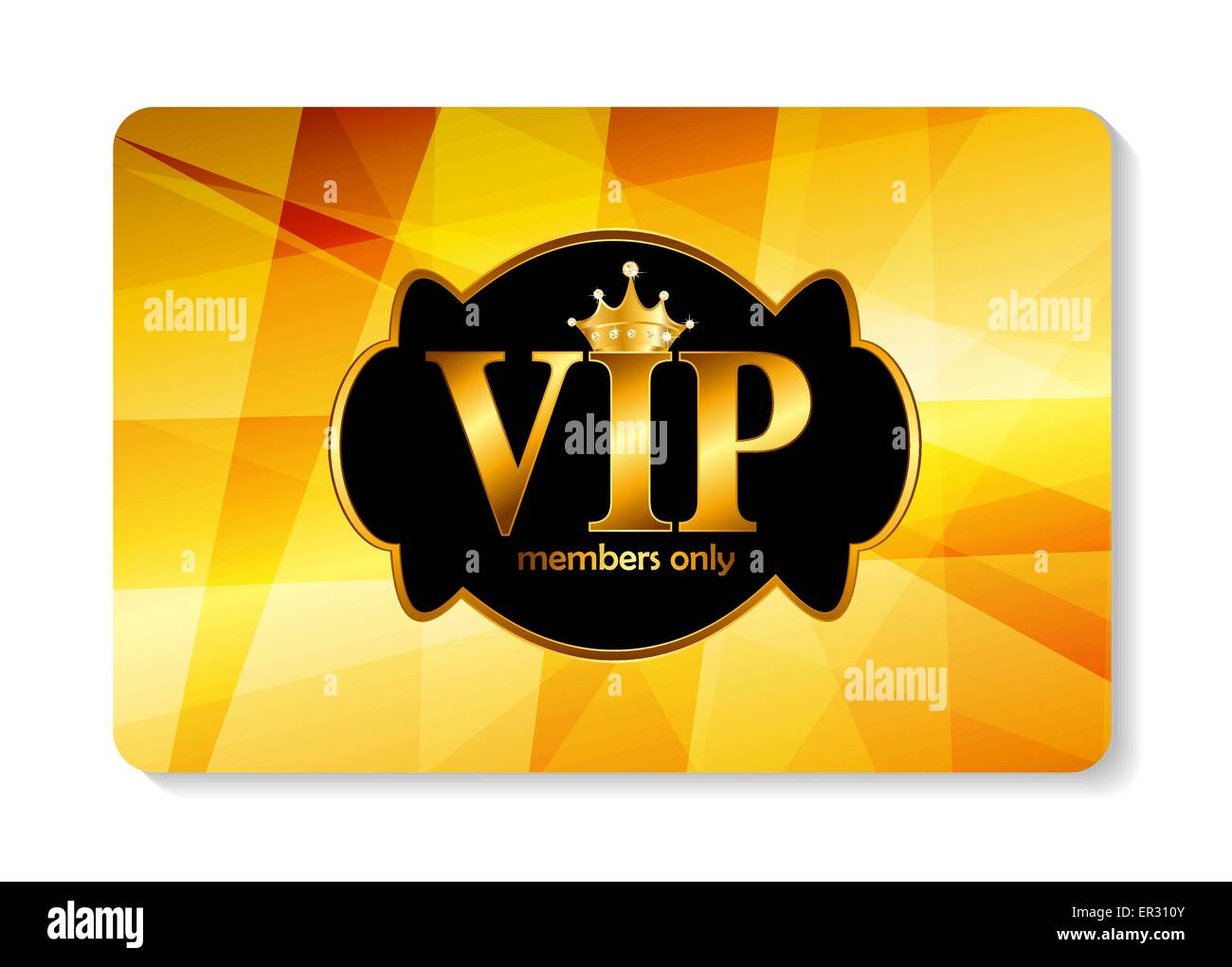 VIP Members Card Vector Illustration Stock Vector Image & Art - Alamy