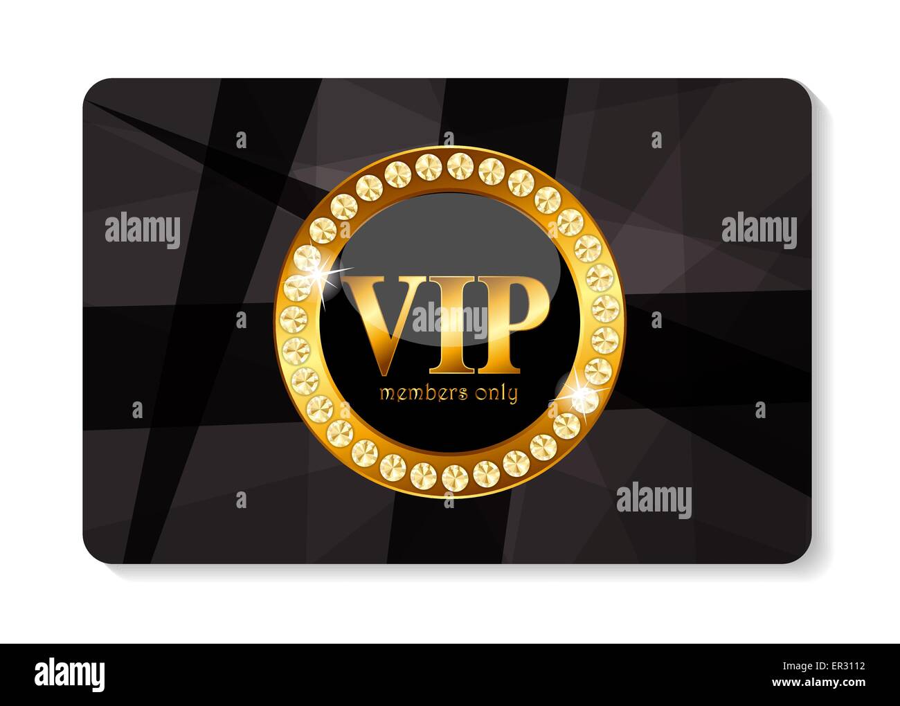 VIP Members Card Vector Illustration Stock Vector Image & Art - Alamy