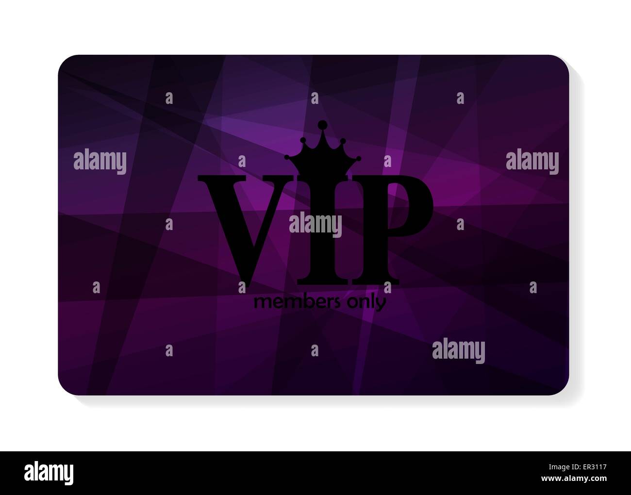 VIP Members Card Vector Illustration Stock Vector Image & Art - Alamy