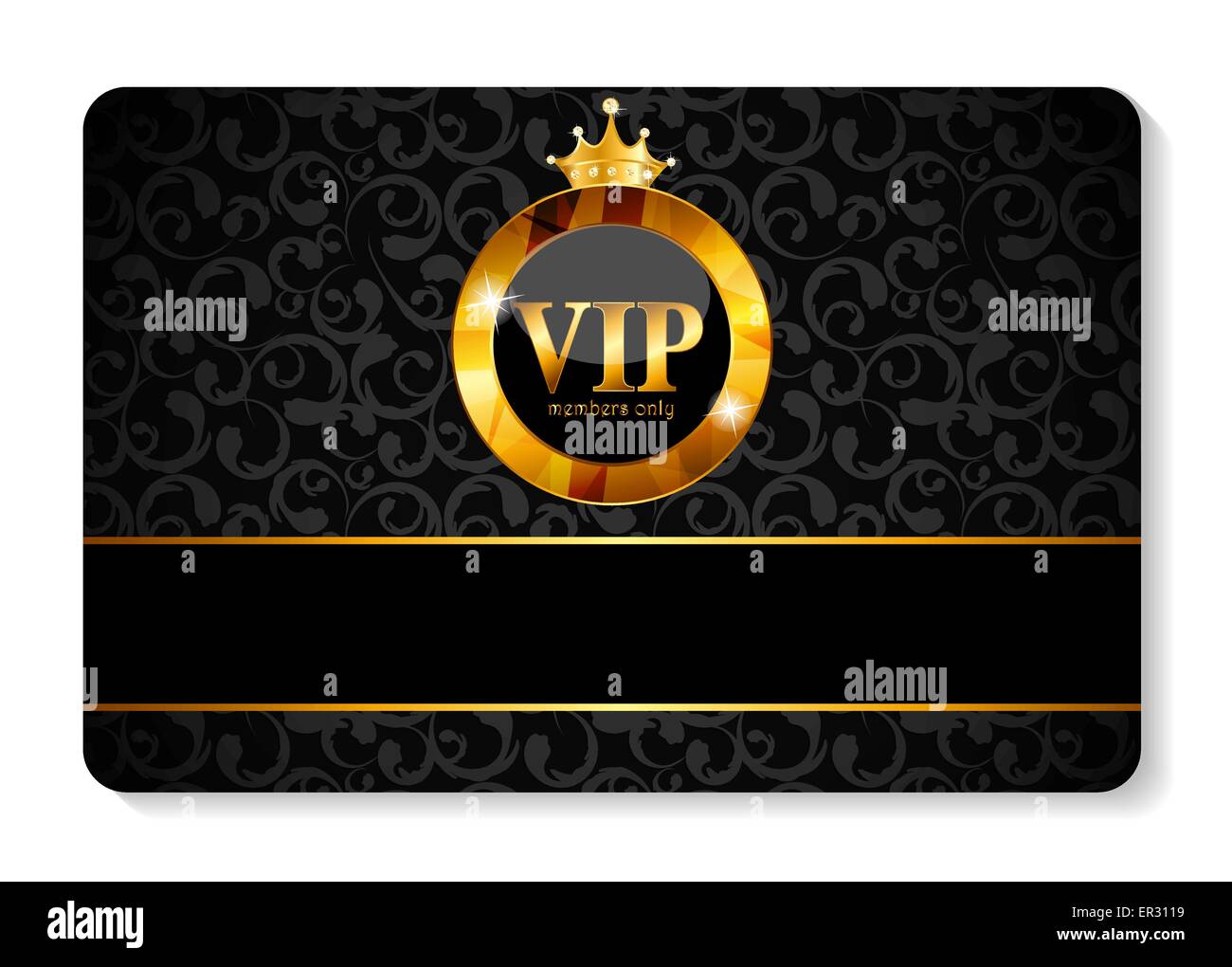 VIP Members Card Vector Illustration Stock Vector Image & Art - Alamy