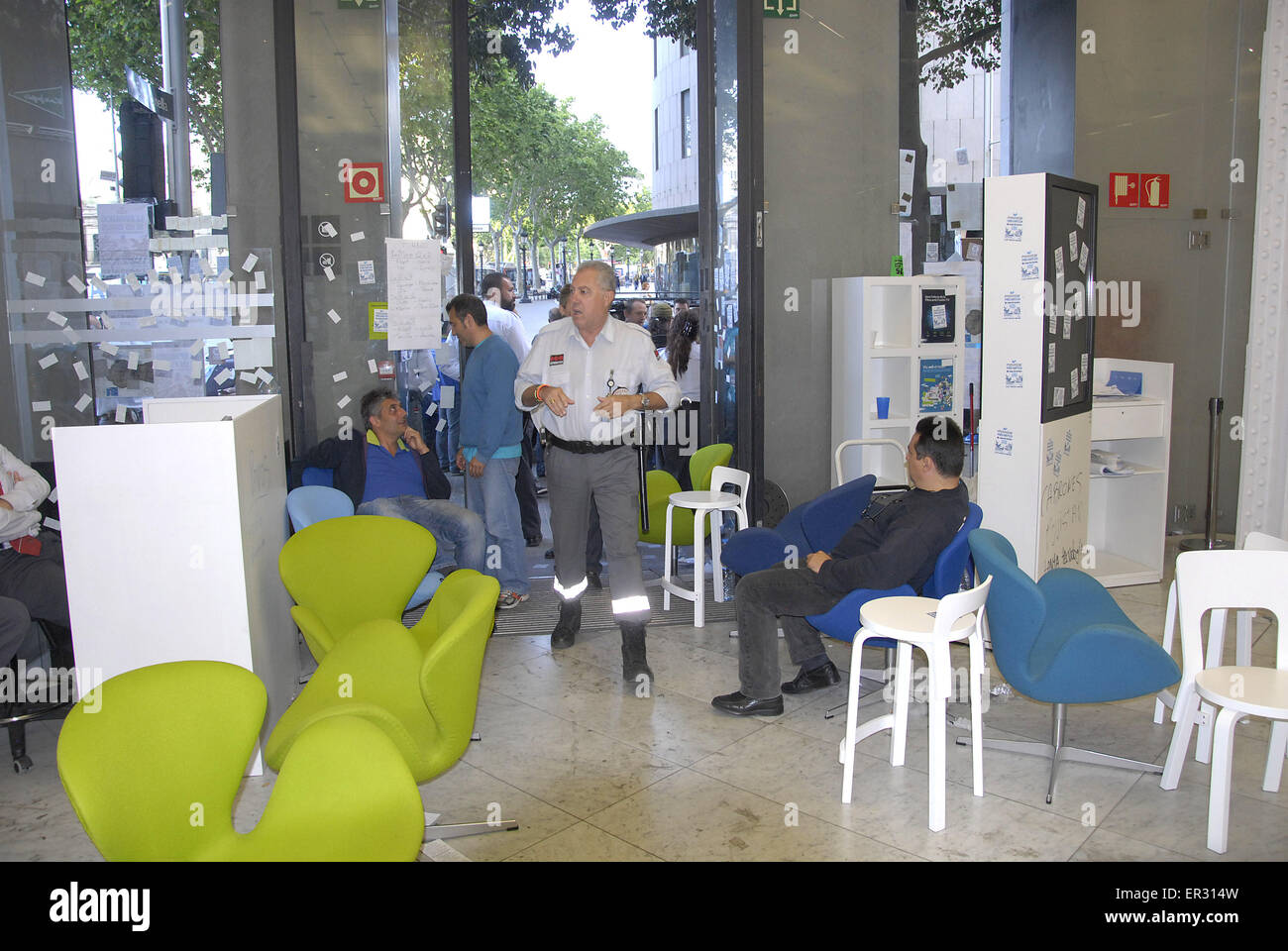 Barcelona, Spain. 26th May, 2015. 50 Movistar telefonica company ...