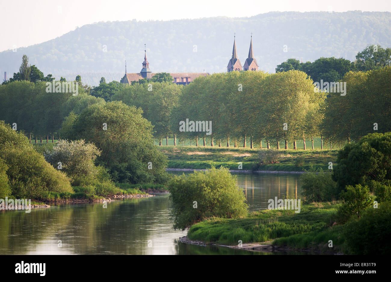 Hoexter, Germany. 22nd May, 2015. Exclusive: The abbey church of the ...