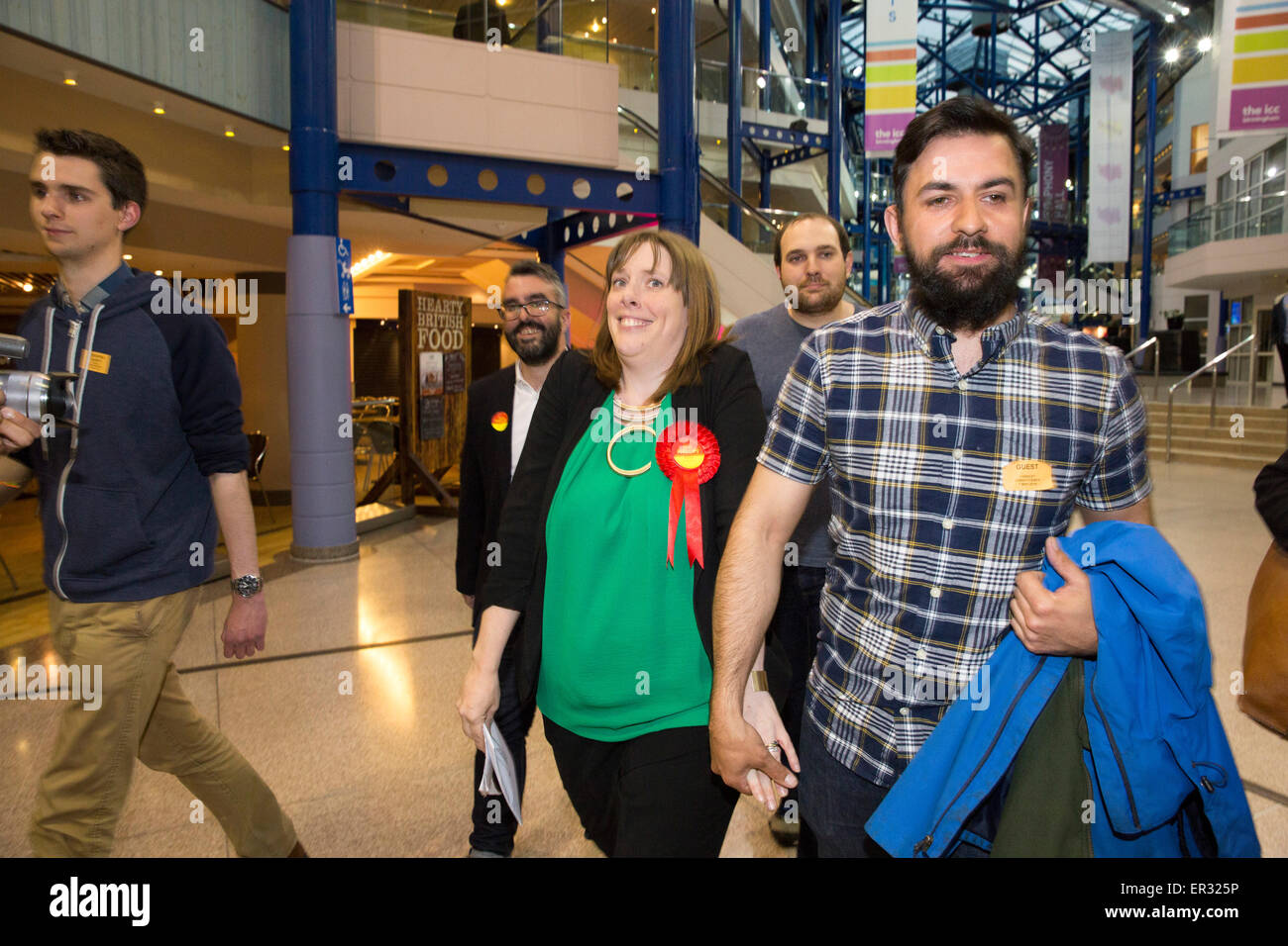 Jess Phillips pictured winning her seat for Birmingham Yardley at the ...