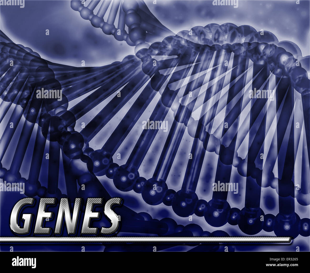Abstract background digital collage concept illustration genes genetics ...