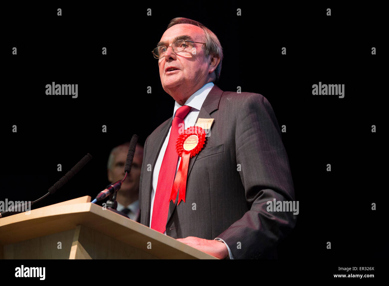 Roger Godsiff, MP for Hall Green, Birmingham, being re-elected at the ...