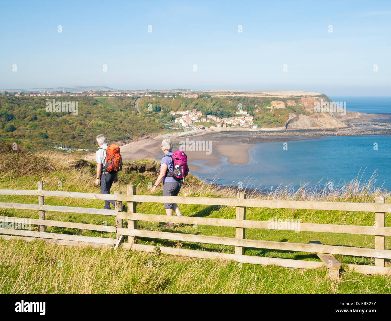 Mature couple walking england hi-res stock photography and images - Alamy