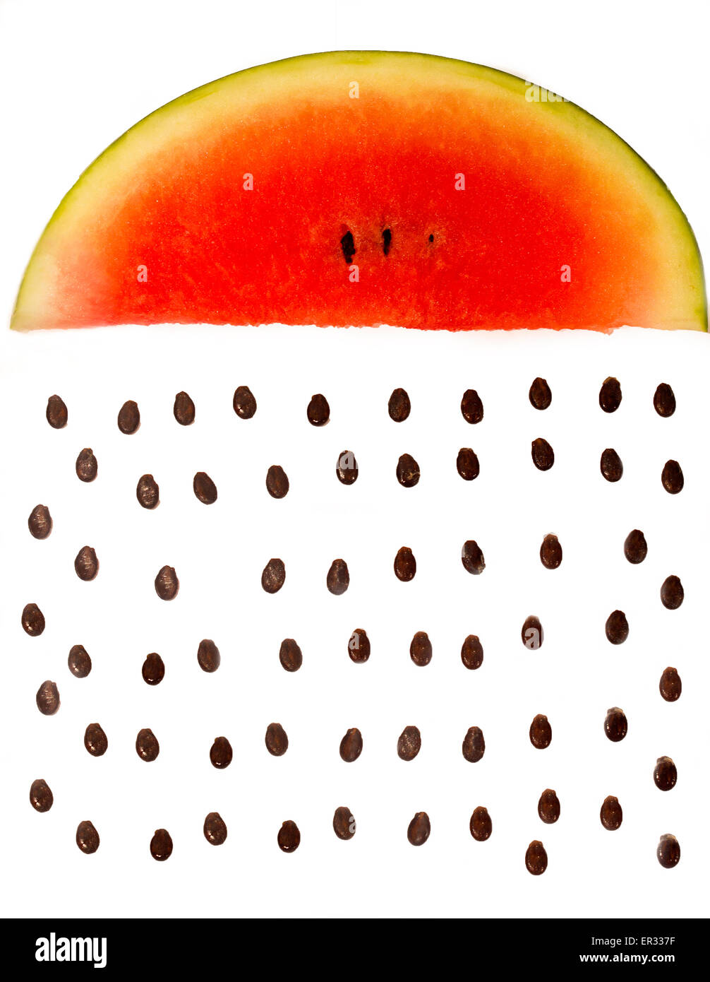 water melon with raining seed Stock Photo - Alamy