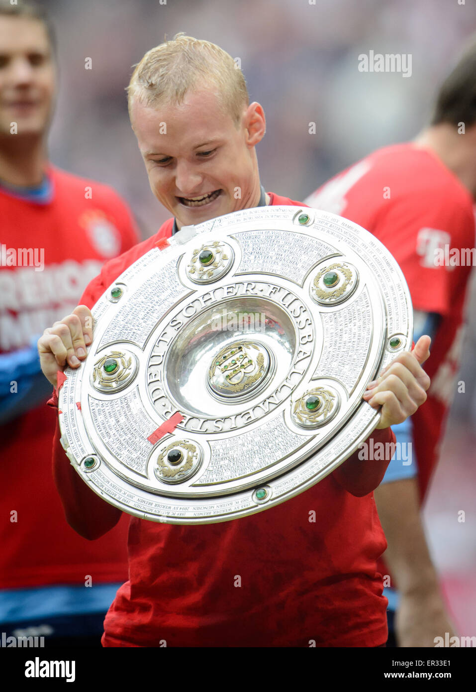 Munich, Germany. 23rd May, 2015. Munich's Sebastian Rode after the ...