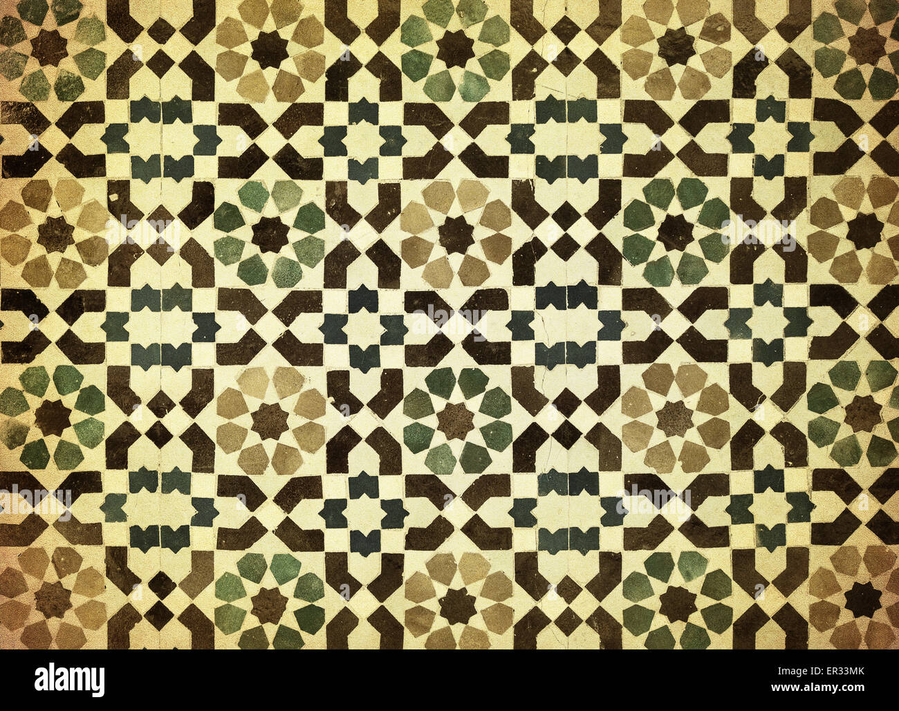 moroccan vintage tile background Stock Photo - Alamy