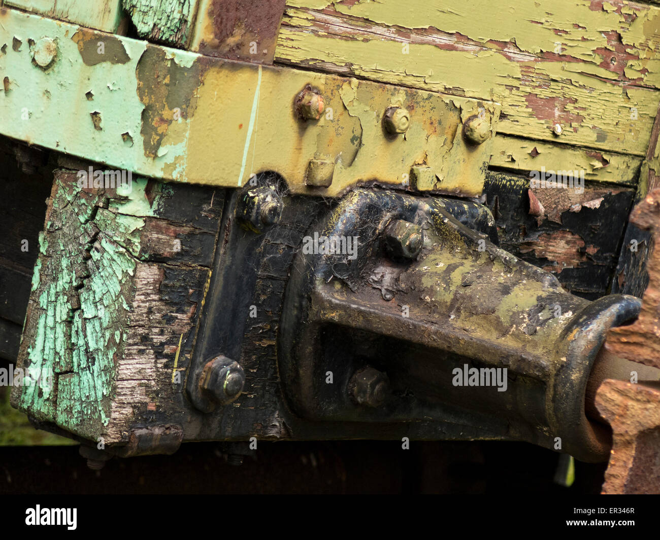 Derelict old train details hi-res stock photography and images - Alamy