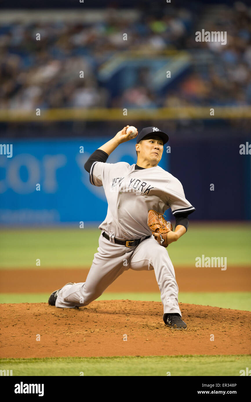 Tampa, Florida, USA. 18th Apr, 2015. Masahiro Tanaka (Yankees) MLB ...