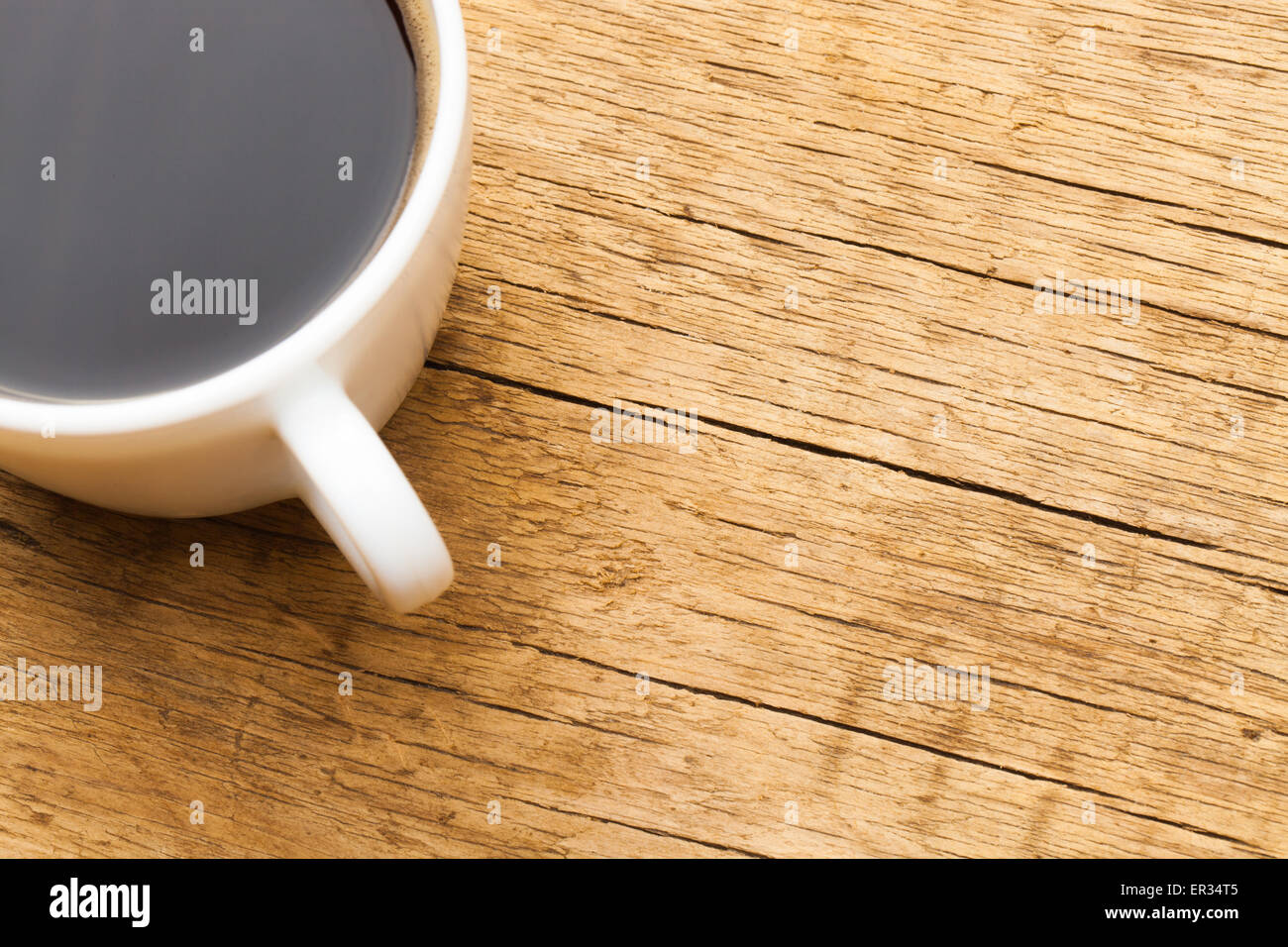 One cup of black coffee - studio shot Stock Photo - Alamy