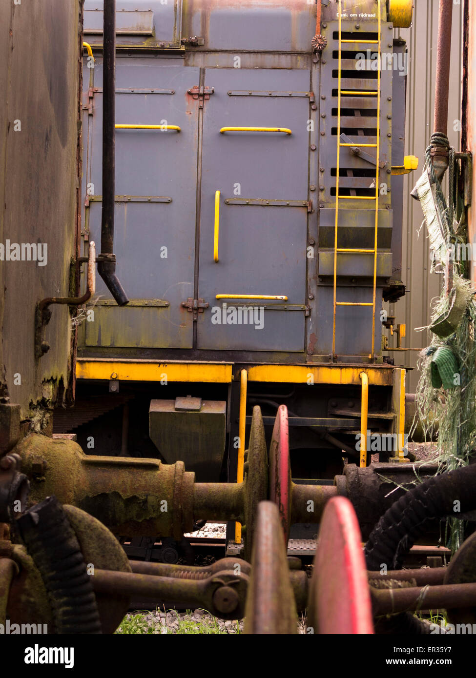 derelict old train details,Peak Rail heritage railway,Matlock ...