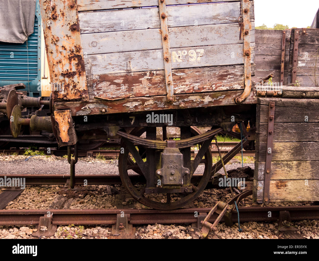 derelict old train details,Peak Rail heritage railway,Matlock ...