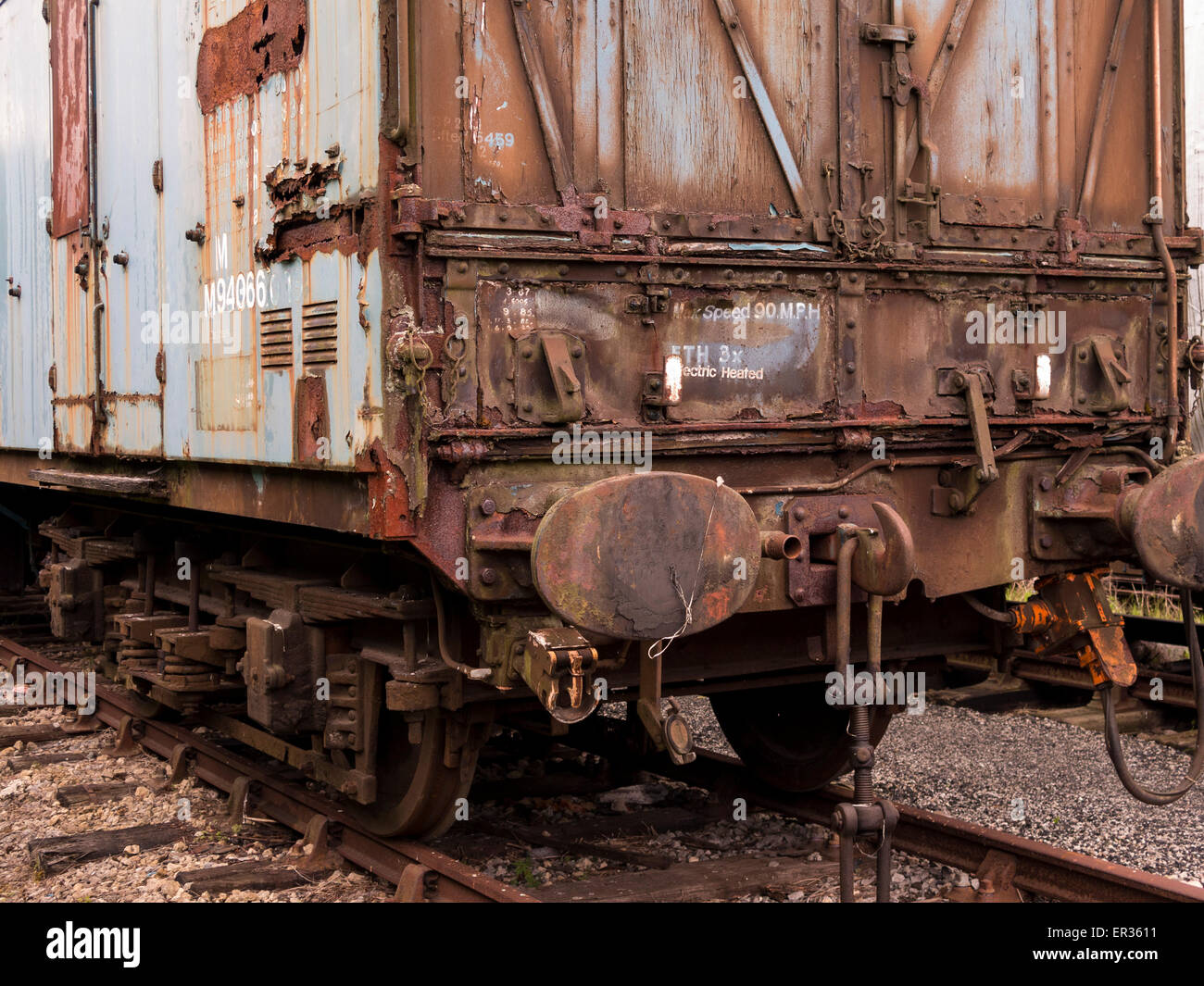 derelict old train details,Peak Rail heritage railway,Matlock ...