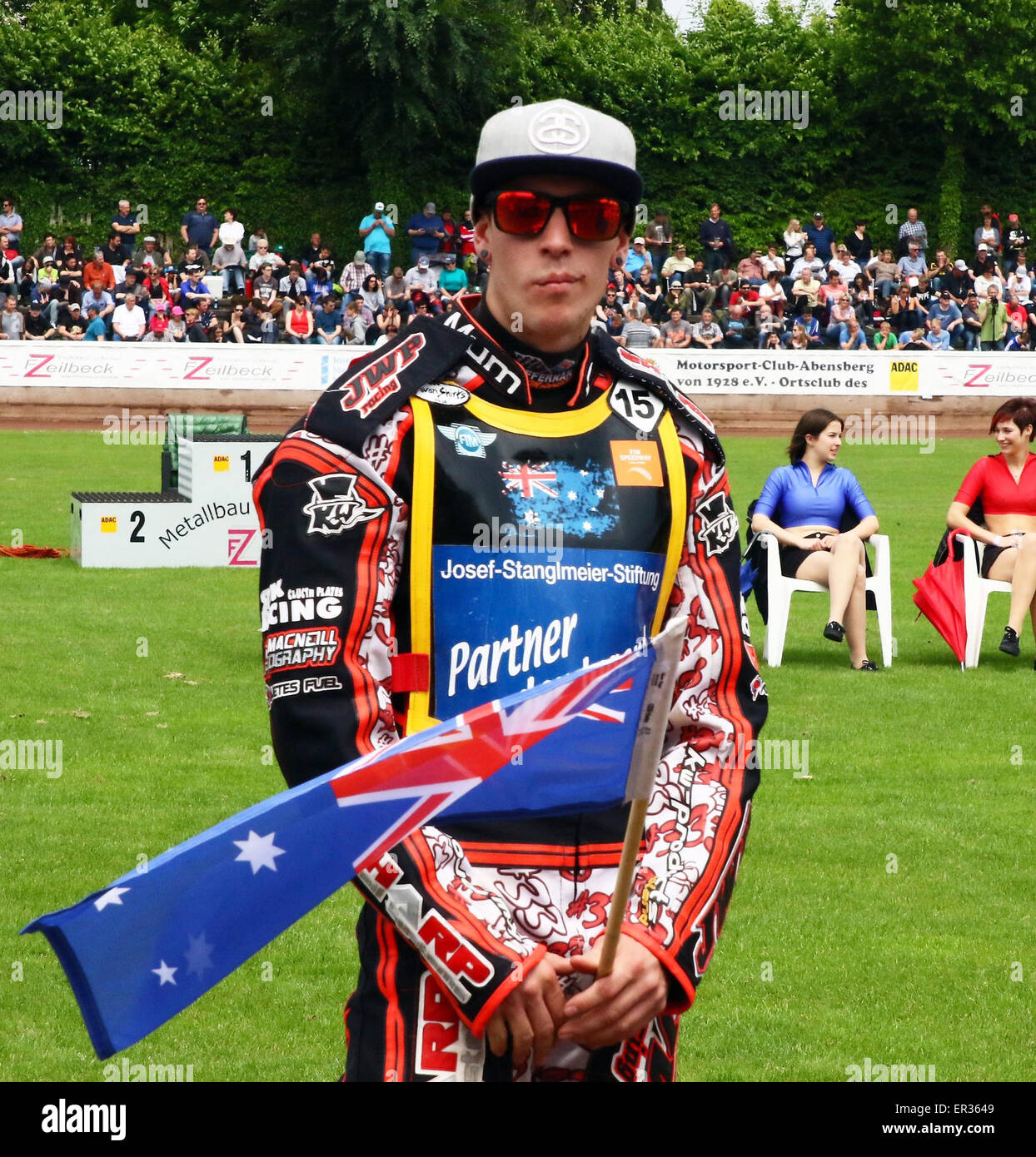 Abensberg, Germany. 25th May, 2015. Sam MASTERS (Australia), the second ...