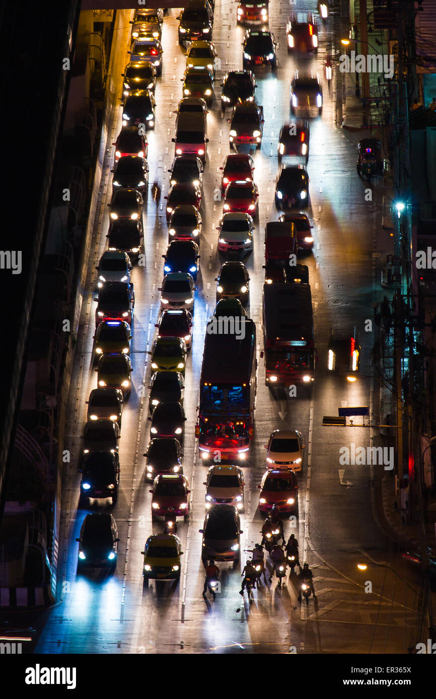Traffic At Night Photography