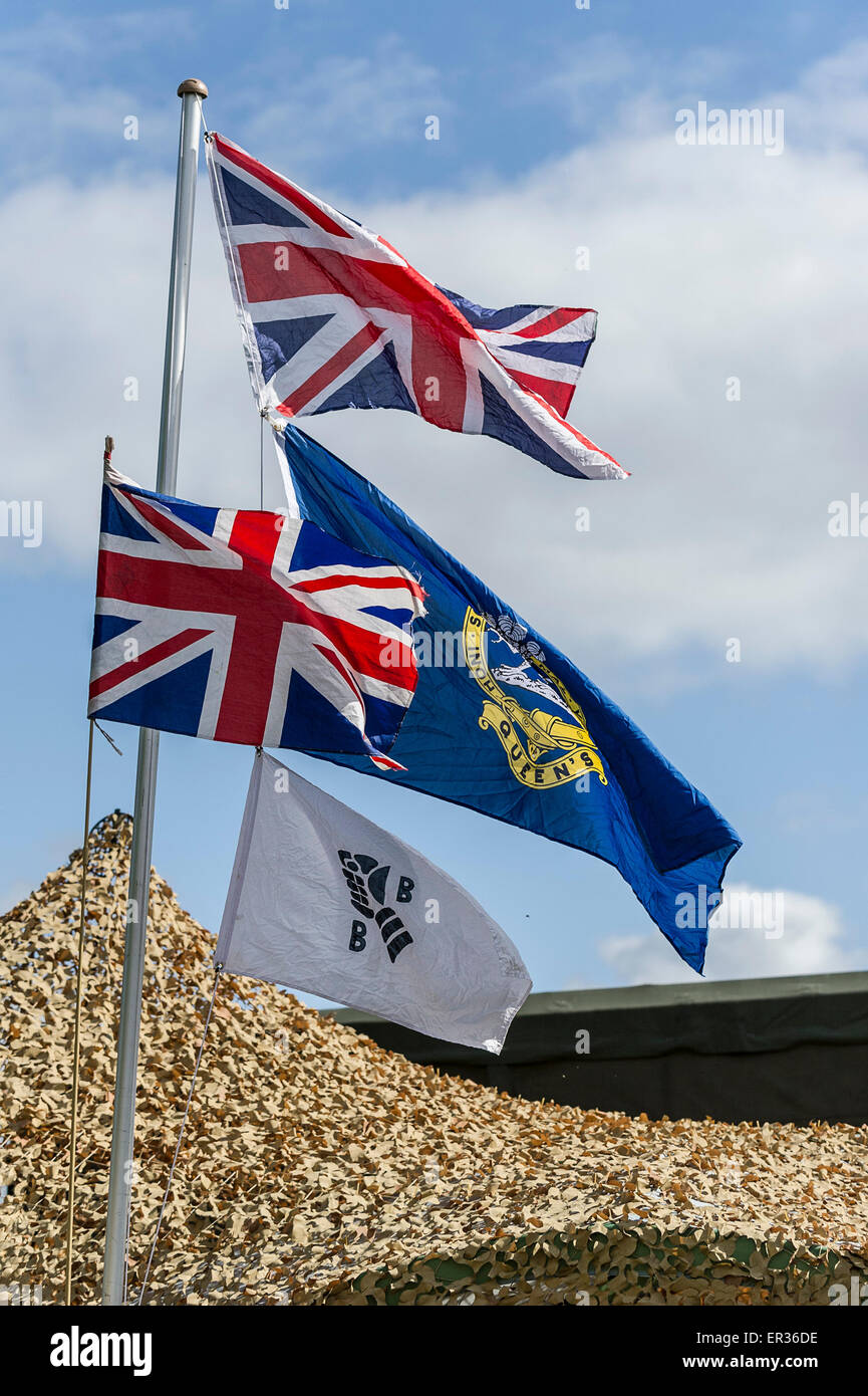 Various flags flying Stock Photo - Alamy