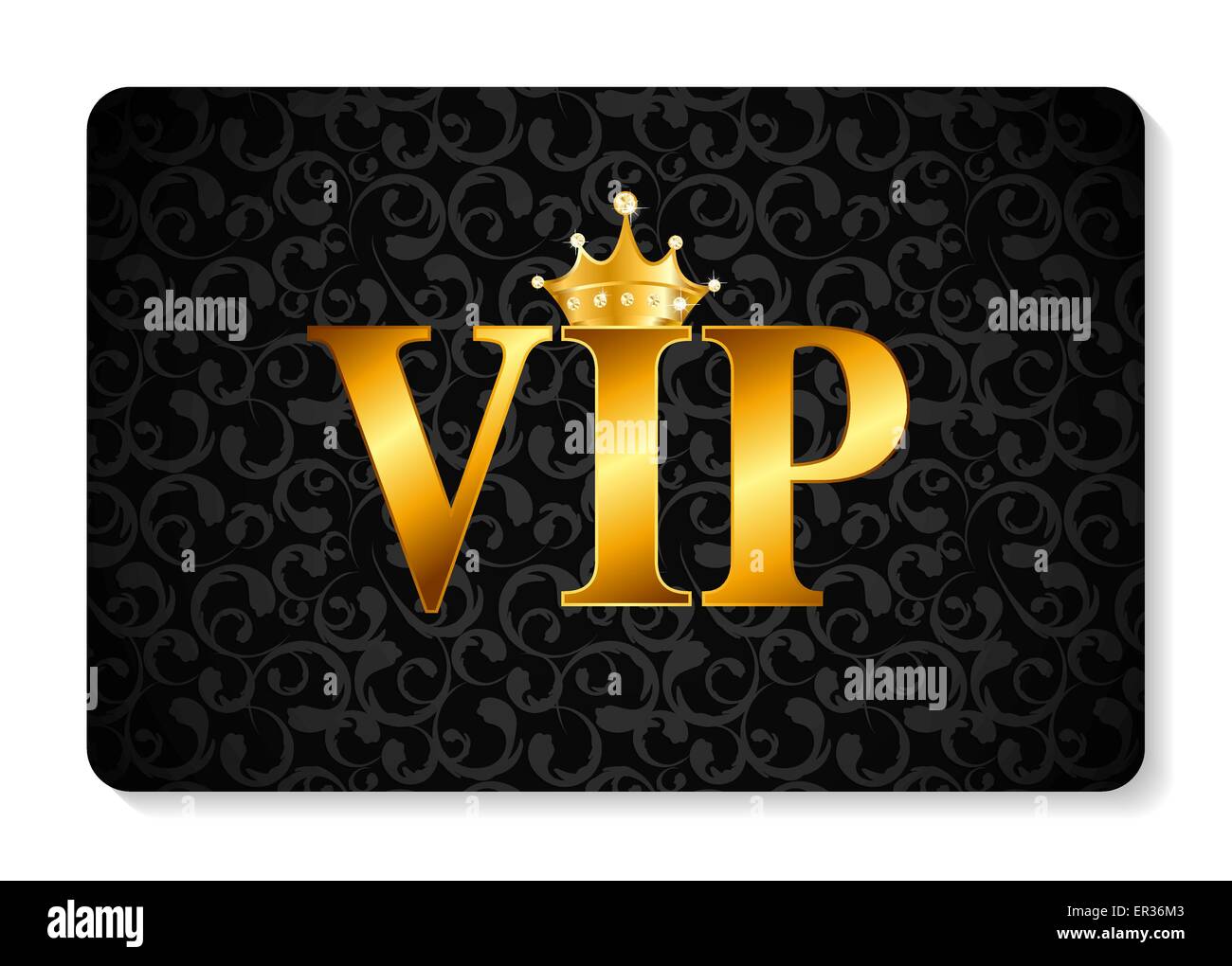 VIP Members Card Vector Illustration Stock Vector Image & Art - Alamy