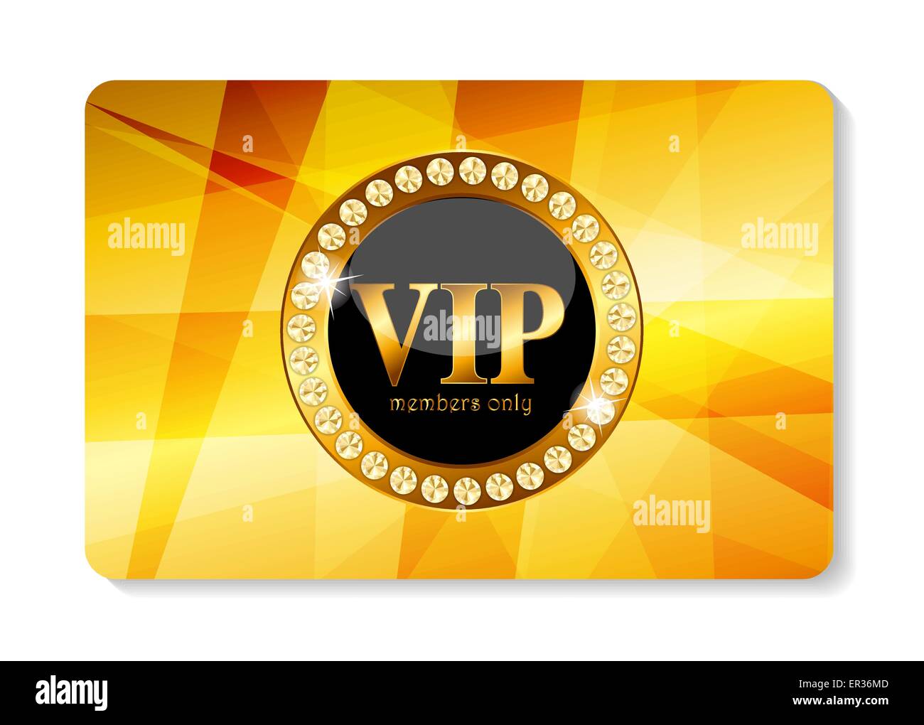 VIP Members Card Vector Illustration Stock Vector Image & Art - Alamy