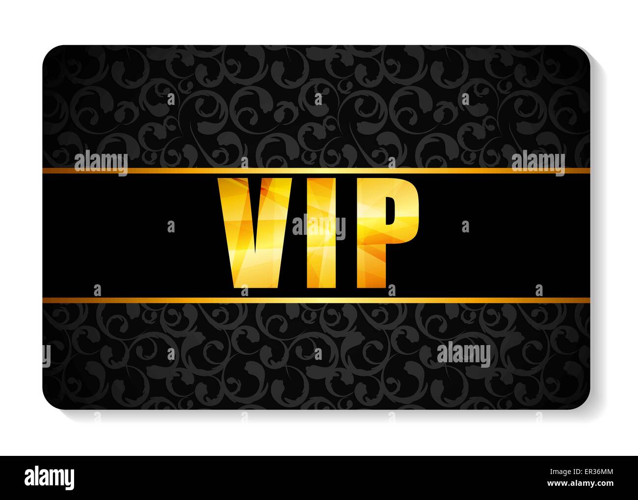 VIP Members Card Vector Illustration Stock Vector Image & Art - Alamy
