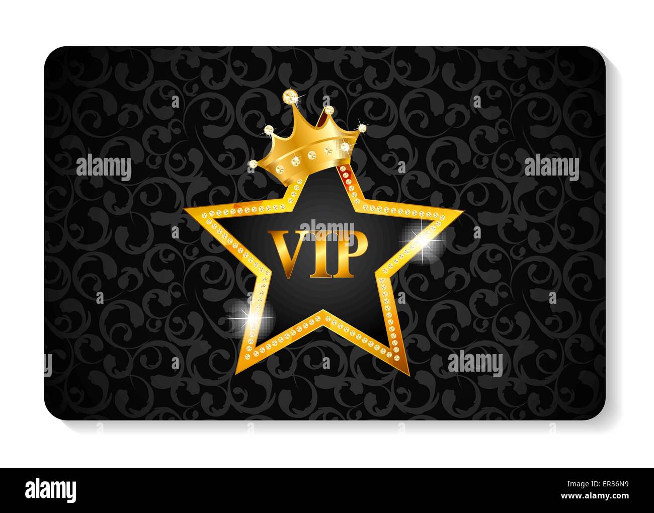 VIP Members Card Vector Illustration Stock Vector Image & Art - Alamy