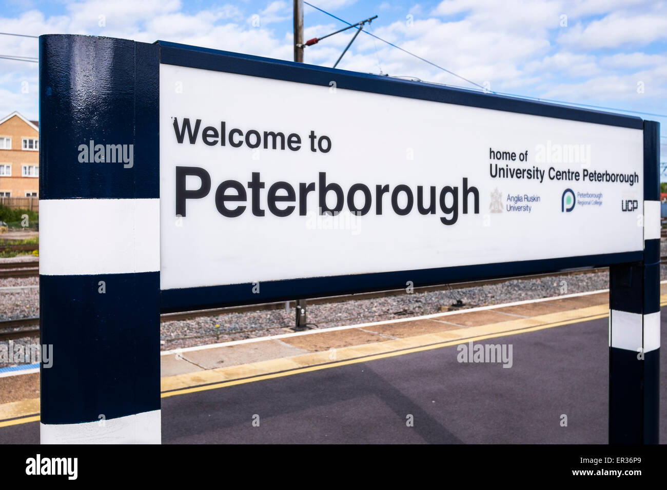 Peterborough railway station, Peterborough, Cambridgeshire, England, U ...