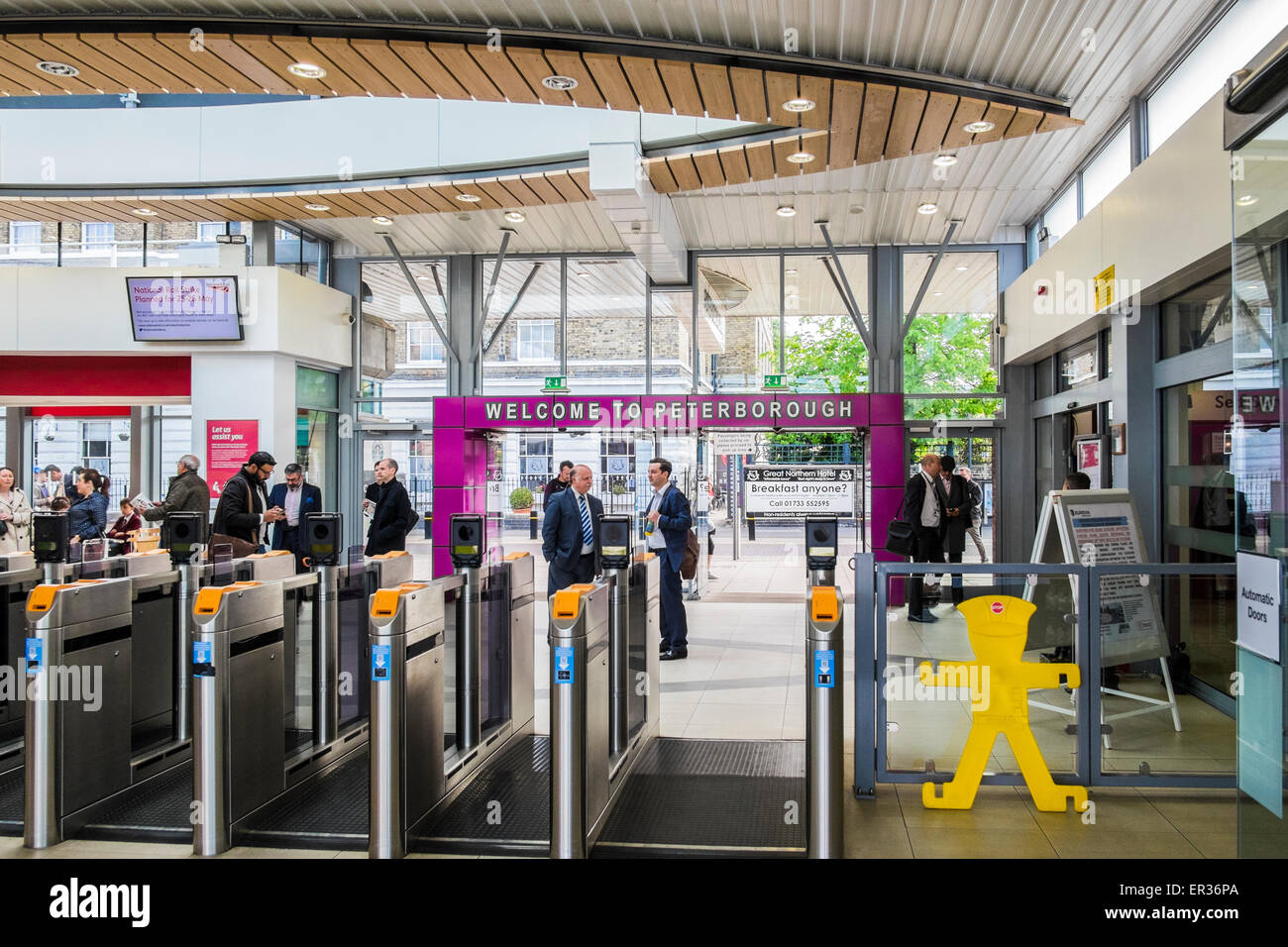 Peterborough railway station, Peterborough, Cambridgeshire, England, U ...