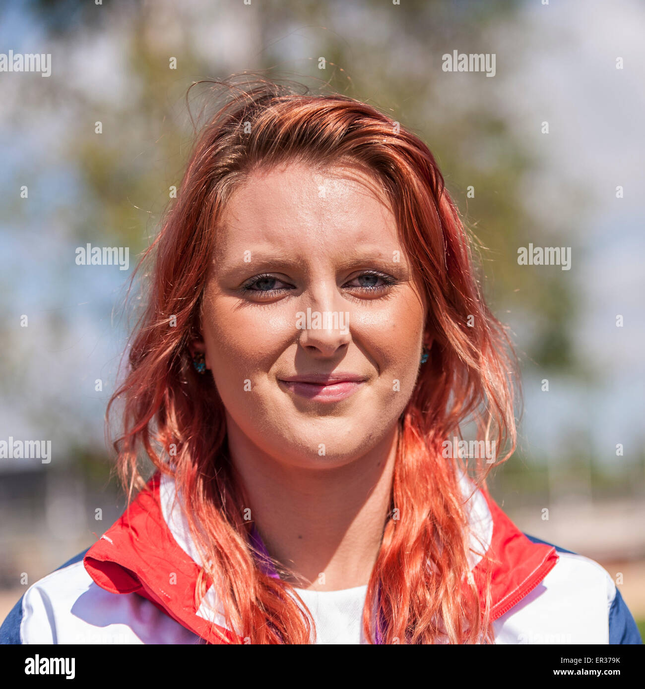 London, UK. 26 May 2015. Paralympic gold medallist, Jessica-Jane ...