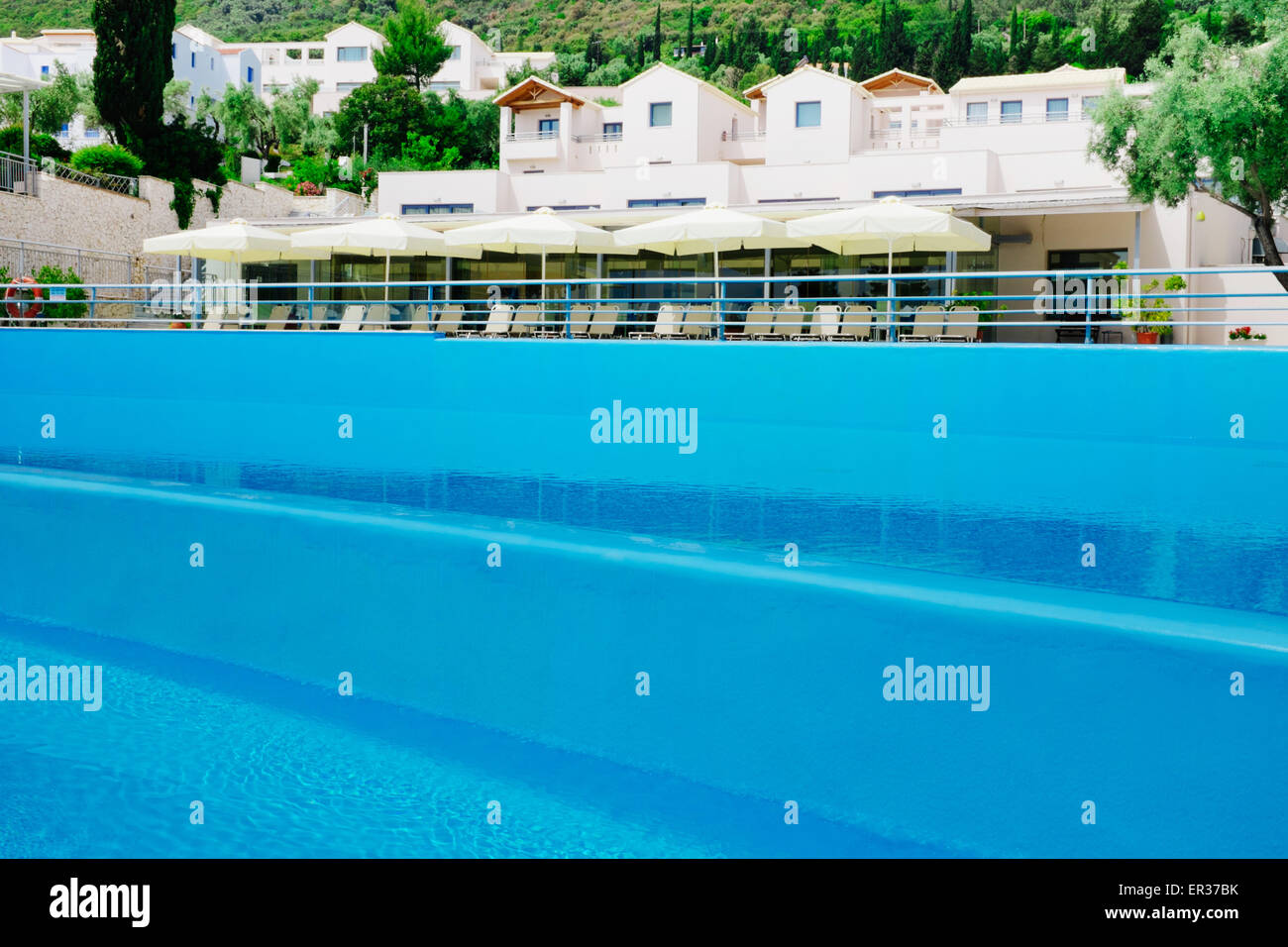 Swimming pool in a luxury holiday resort Stock Photo - Alamy