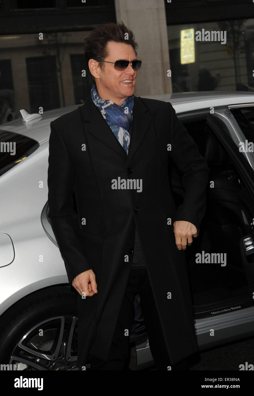 Jim Carey at the BBC Featuring: Jim Carey Where: London, United Kingdom ...
