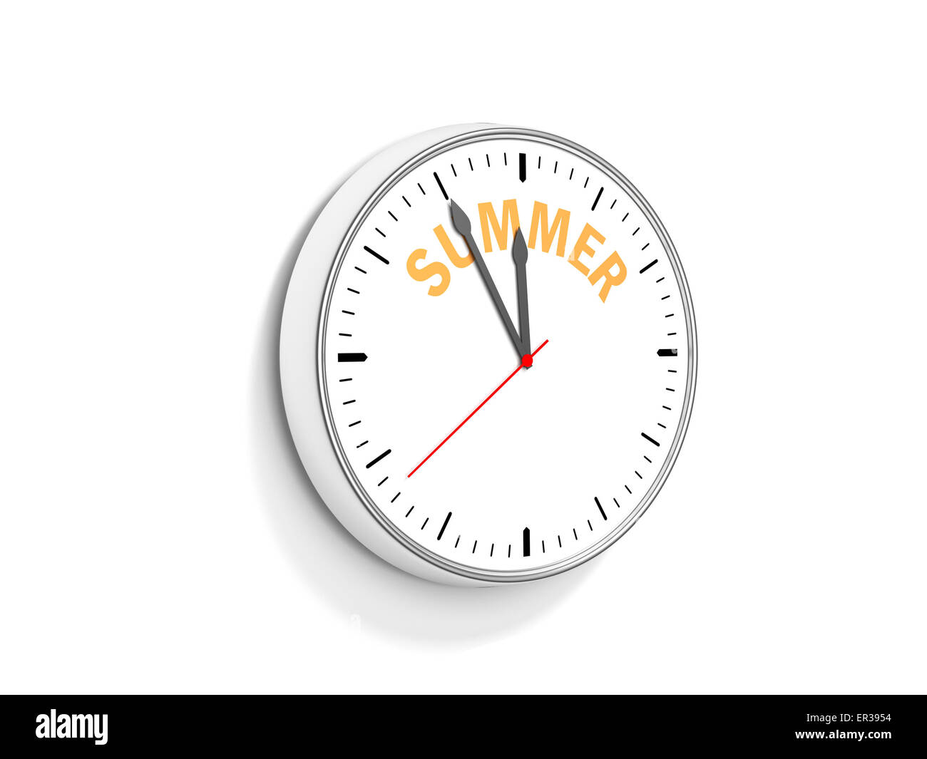 Summer clock hi-res stock photography and images - Alamy