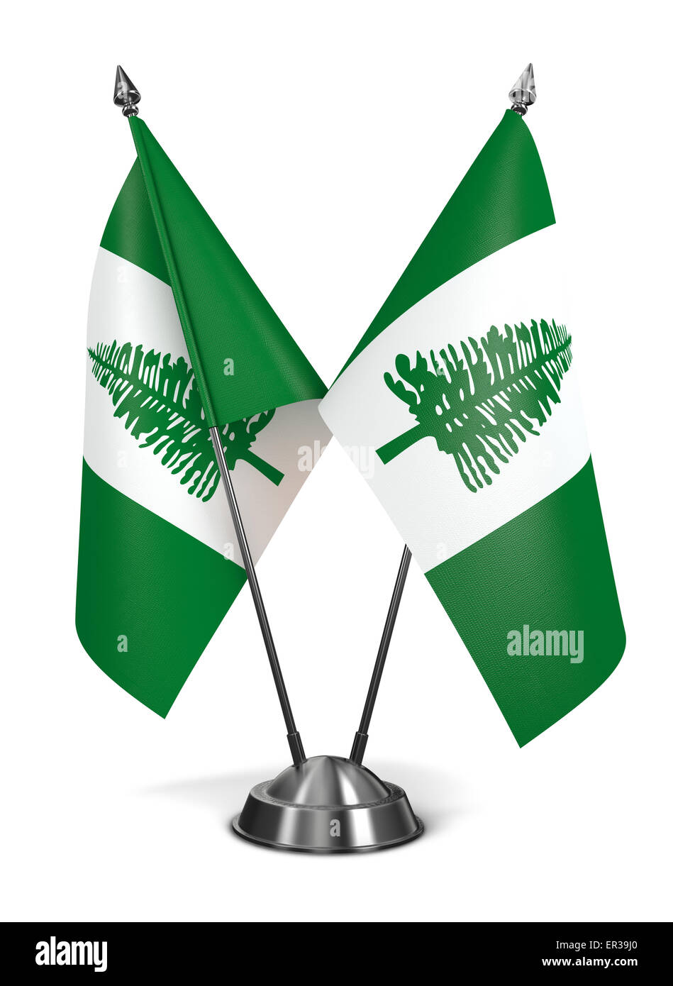 Norfolk Island - Miniature Flags Stock Photo - Alamy