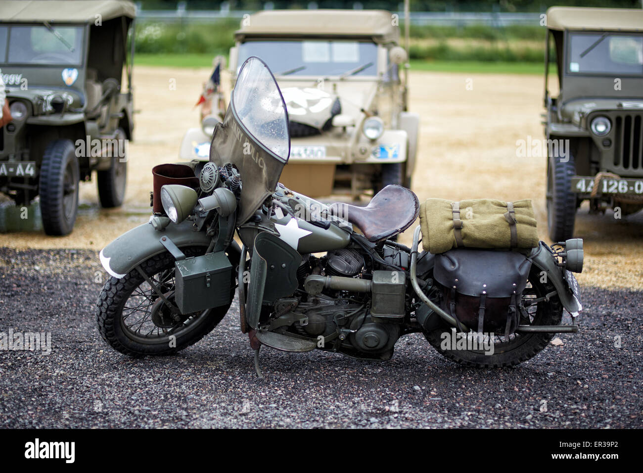 American army motorbike hi-res stock photography and images - Alamy