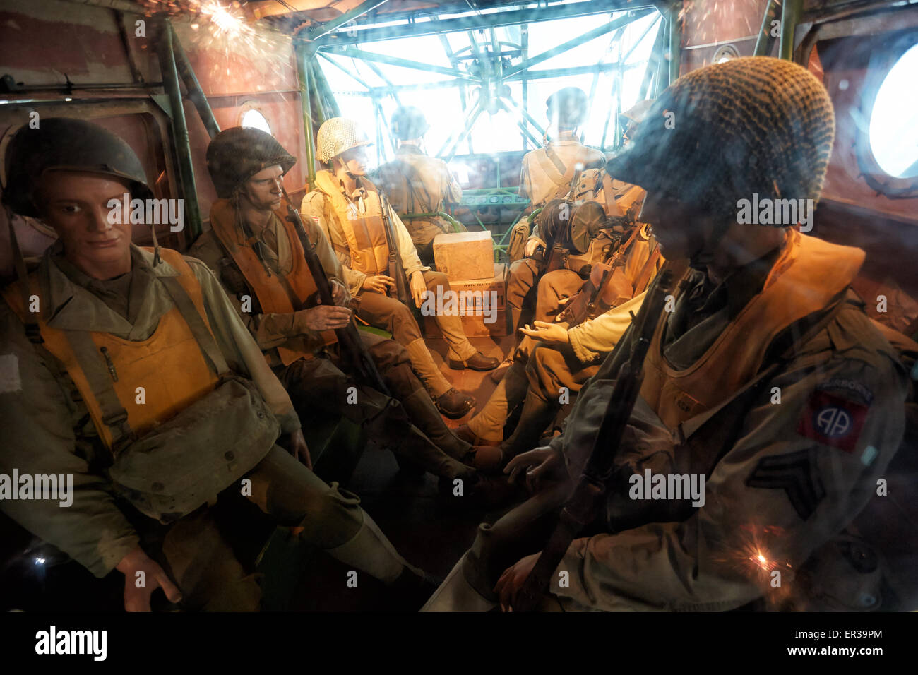 Airborne Museum in Sainte-Mere-Eglise Stock Photo - Alamy