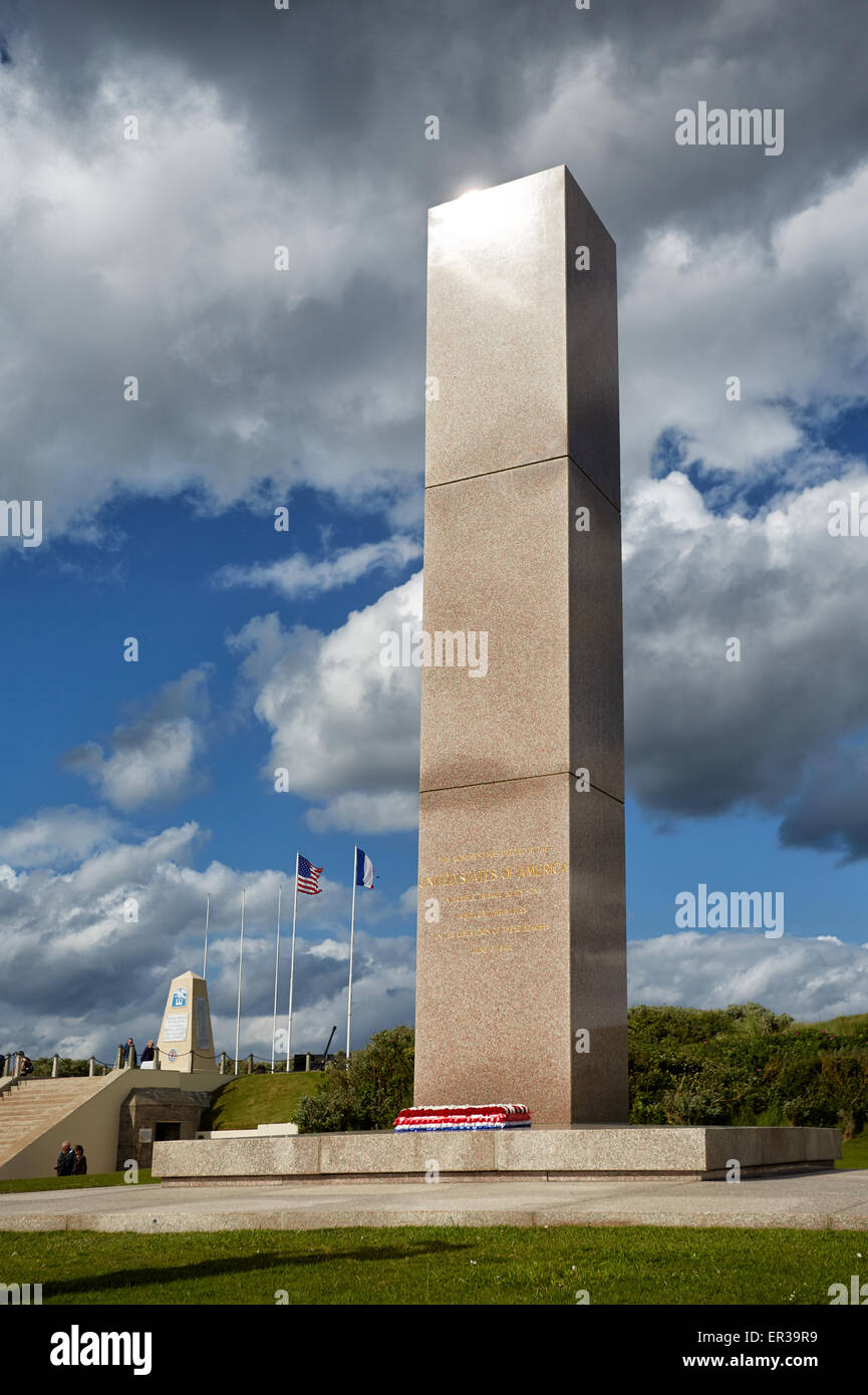 monument close to Utah Beach in Normandy Stock Photo - Alamy