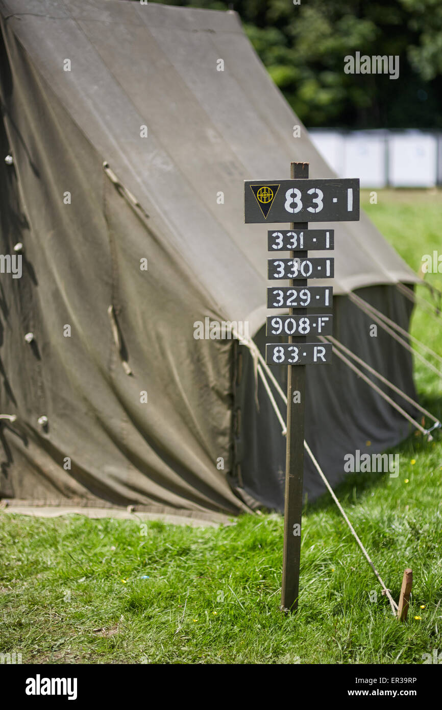 reenactor's camp in Normandy Stock Photo - Alamy
