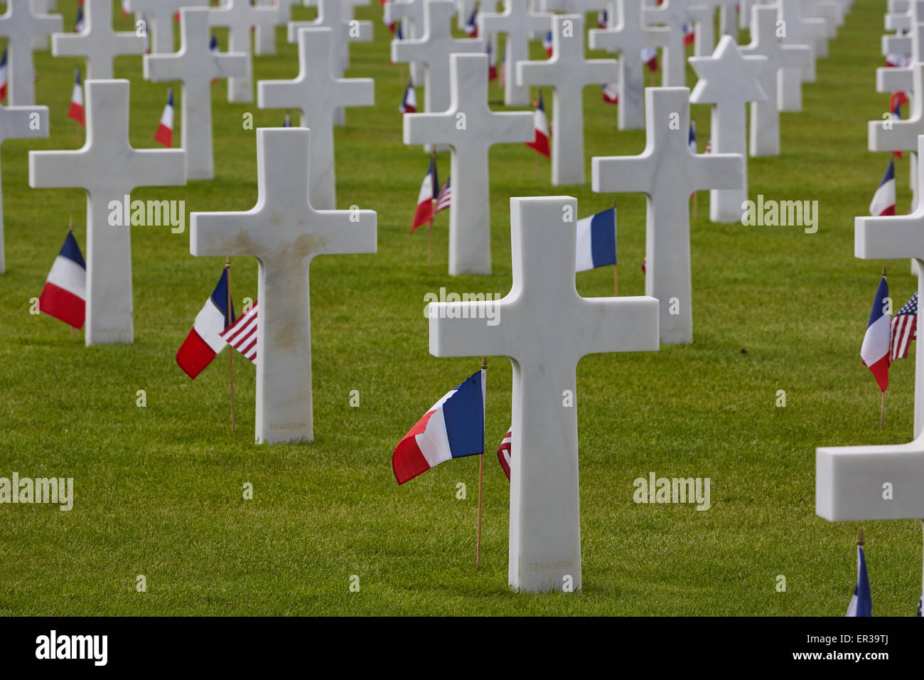 Normandy American Cemetery Stock Photo - Alamy