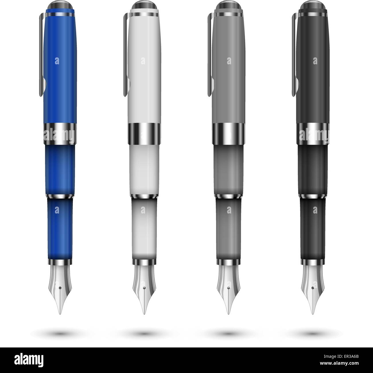 Fountain writing pen Stock Vector Image & Art - Alamy