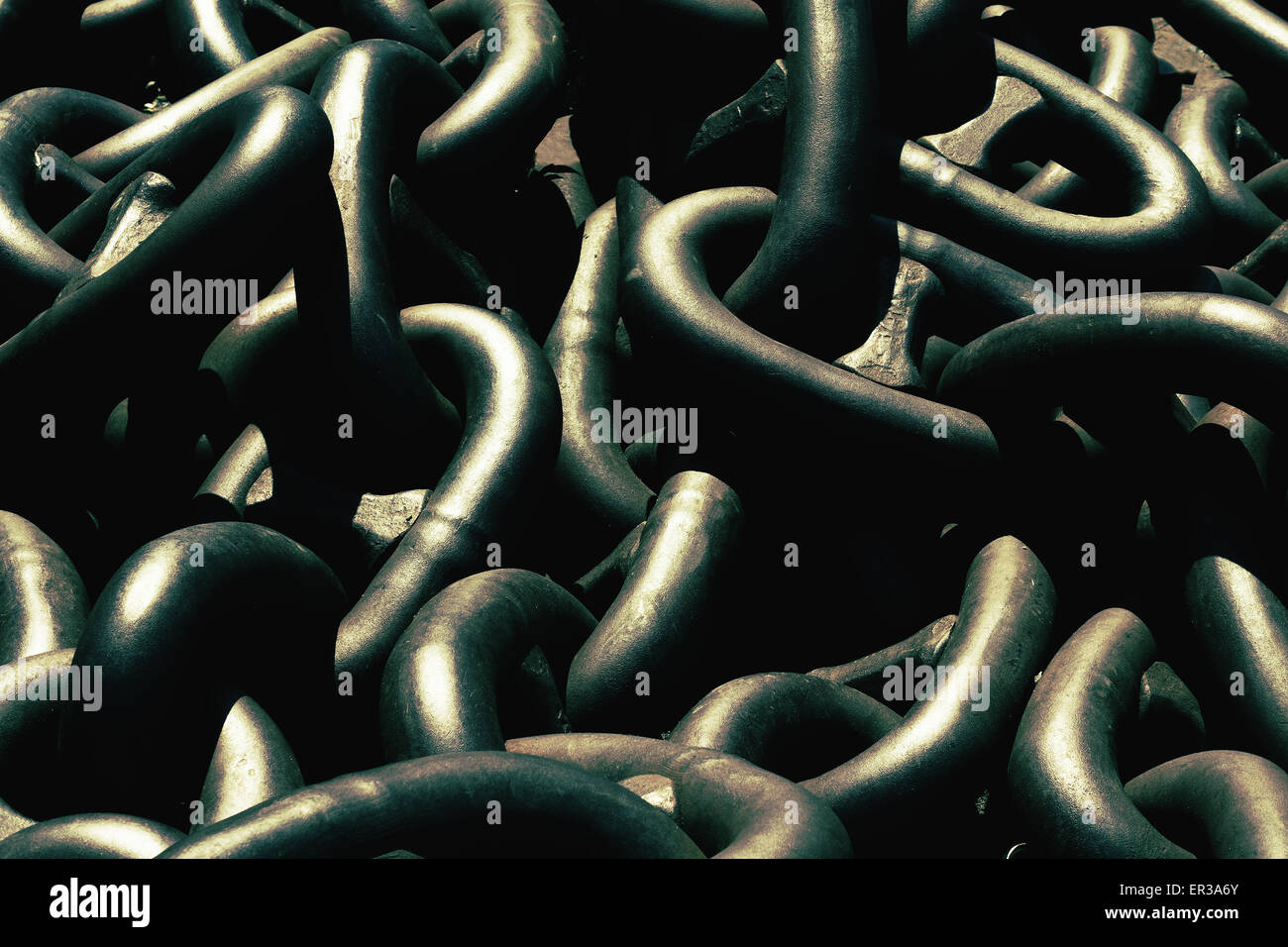 Heavy Iron Chains High Resolution Stock Photography and Images - Alamy