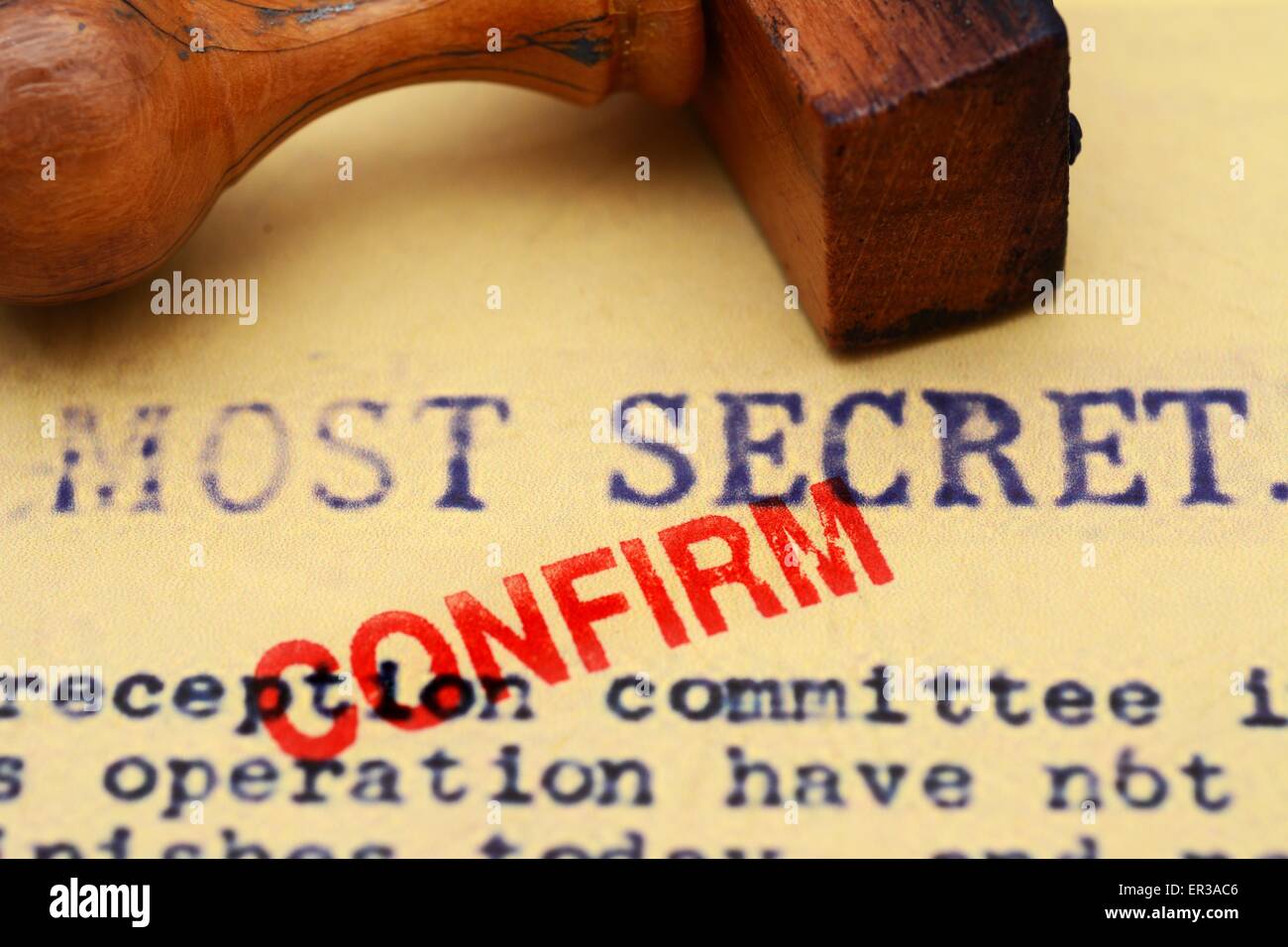 Most secret confirm Stock Photo - Alamy
