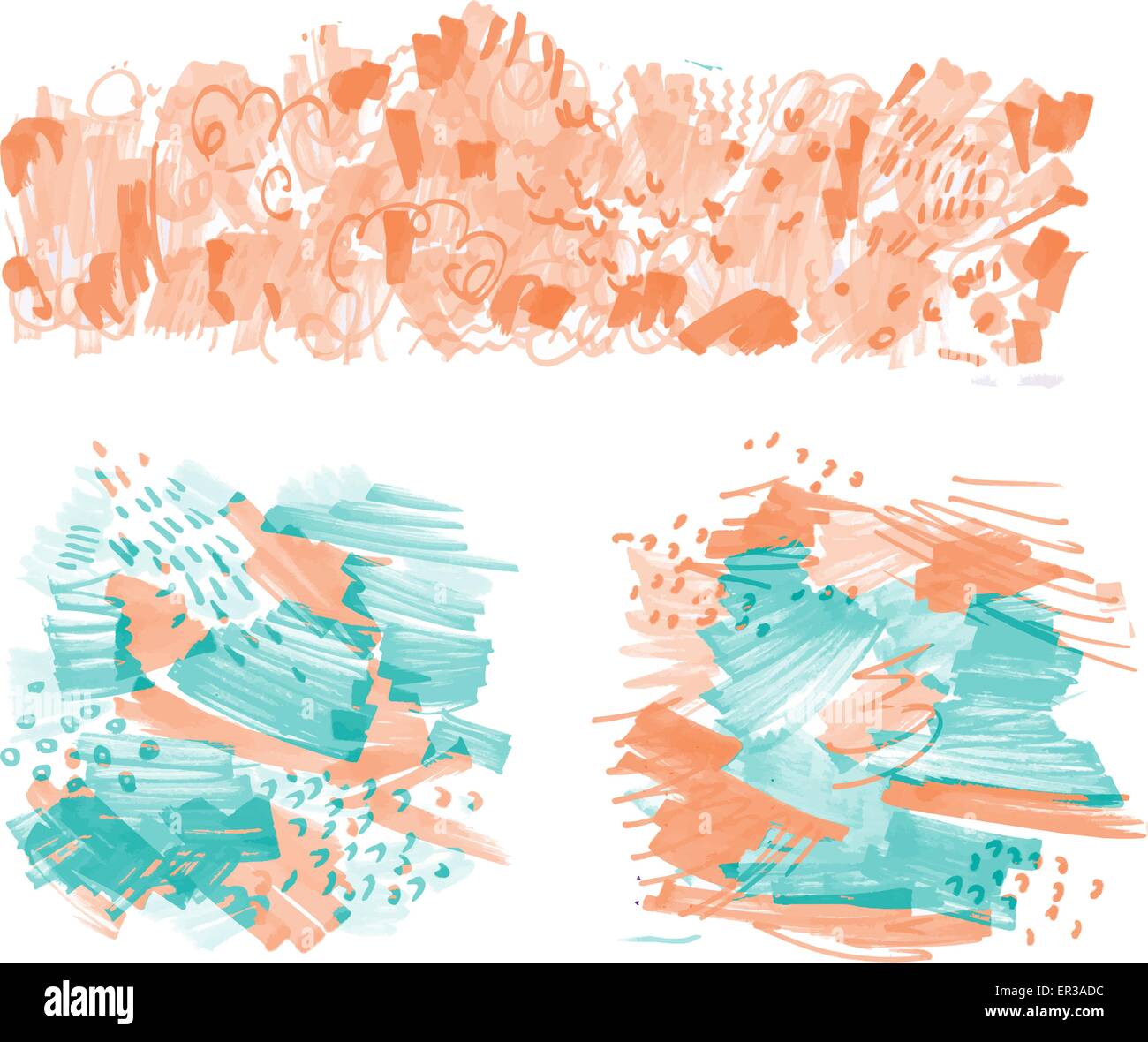 Hand-drawn marker stains Stock Vector Image & Art - Alamy