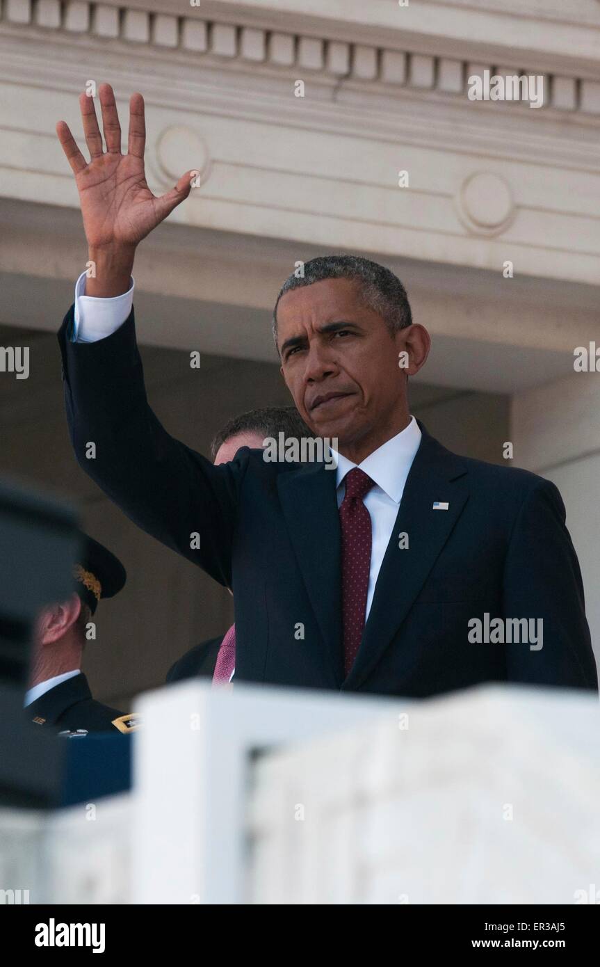 U.S. President Barack Obama waves before giving the traditional ...