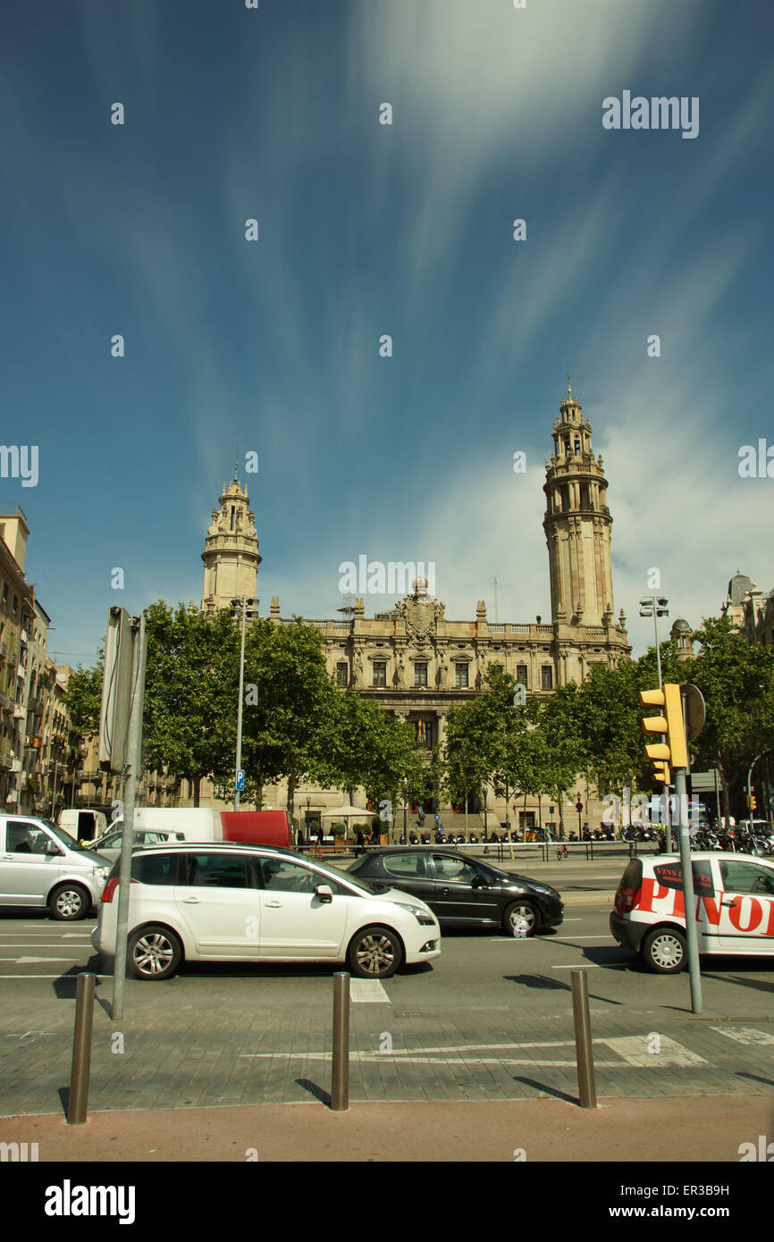 Barcelona Central Post Office Stock Photo - Alamy