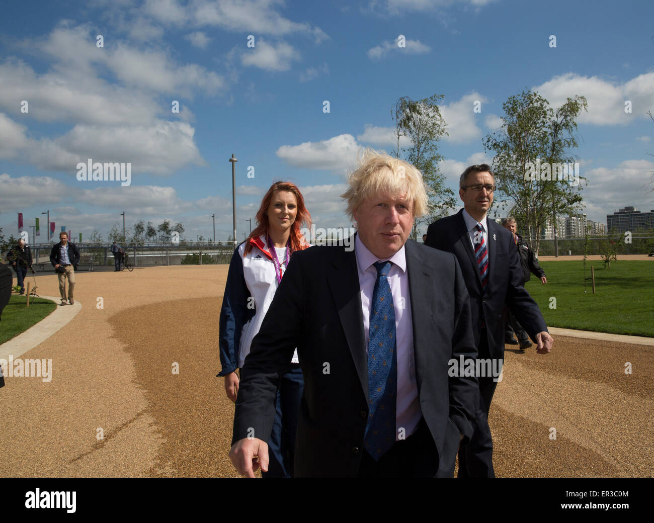 London Mayor Boris Johnson was joined by Paralympic gold medallist ...