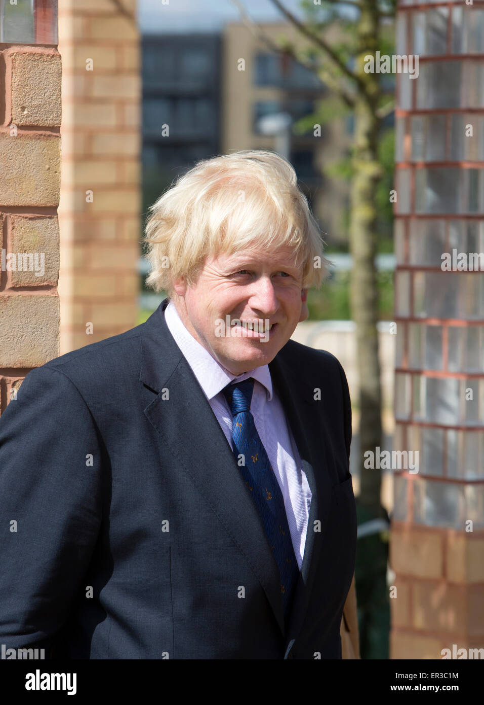 The Mayor of London, Boris Johnson, arrives to plant the final tree in ...