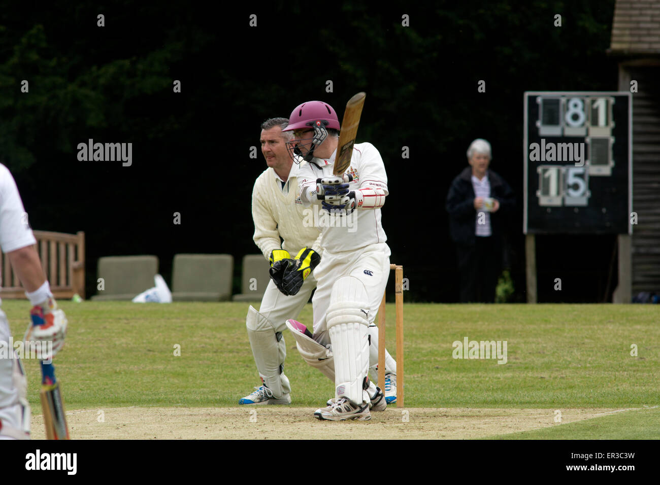Village cricket at Stoneleigh, Warwickshire, UK Stock Photo - Alamy