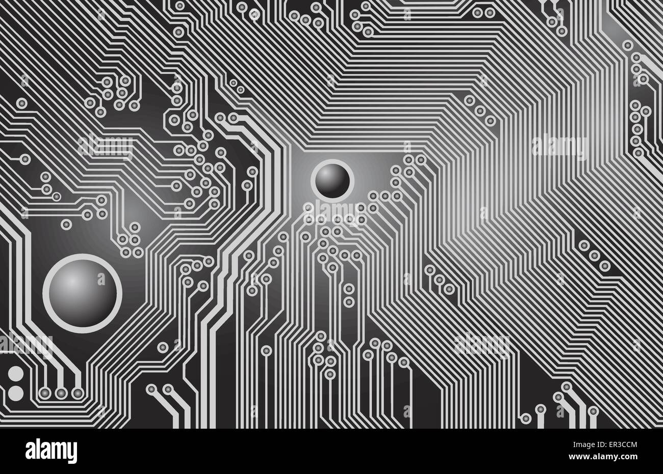 printed circuit - vector Stock Vector Image & Art - Alamy