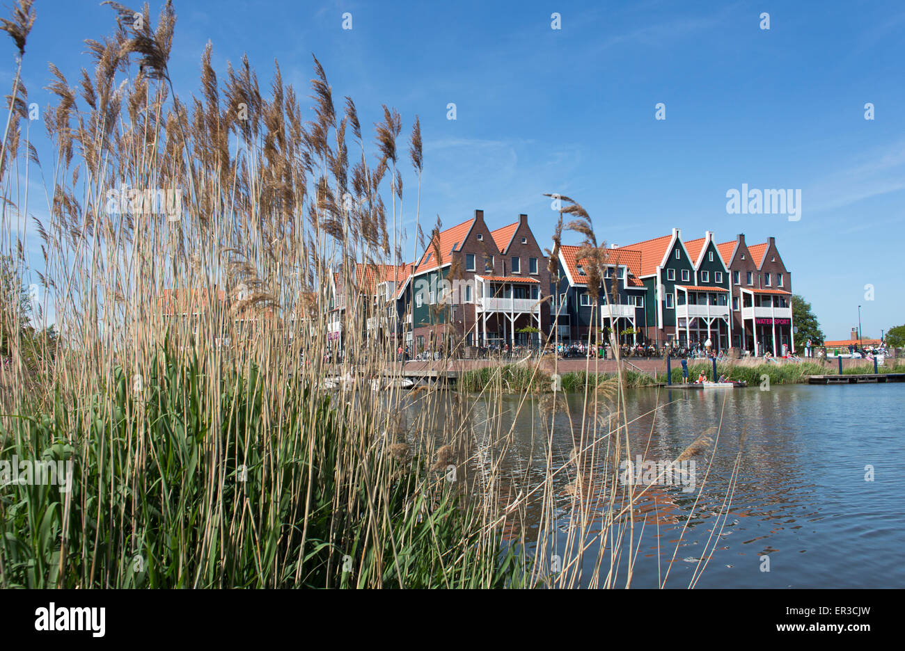 traditional Dutch houses in Volendam, the Netherlands Stock Photo - Alamy